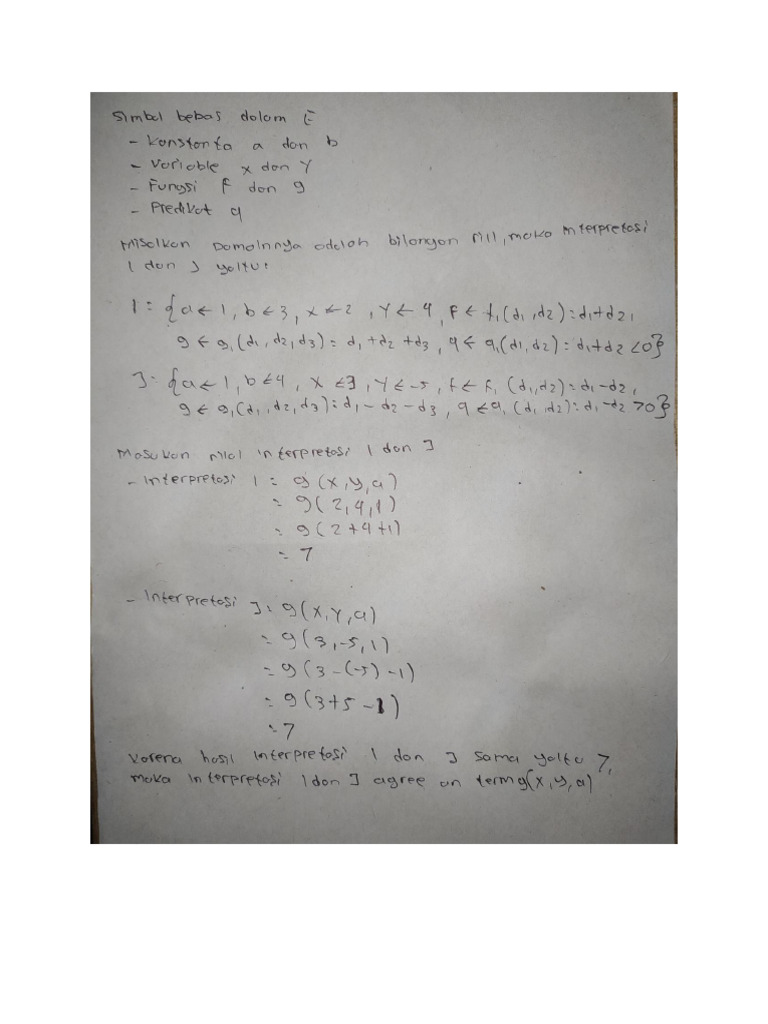 Diskusi 8 Logika Informatika | PDF