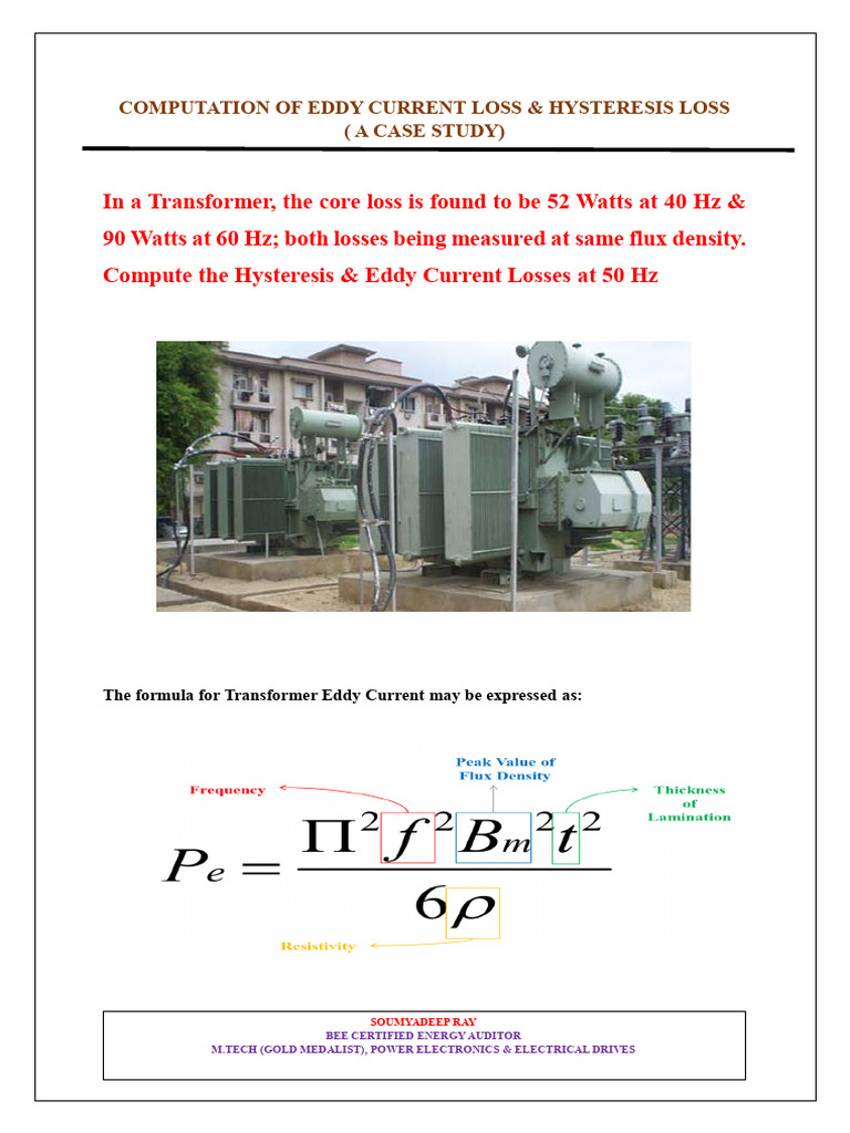Transformer Loss Calculation Guide | PDF | Teaching Methods & Materials