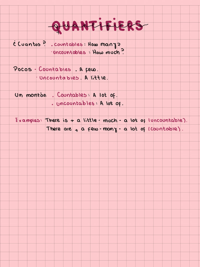 Quantifiers - 241022 - 193322 | PDF