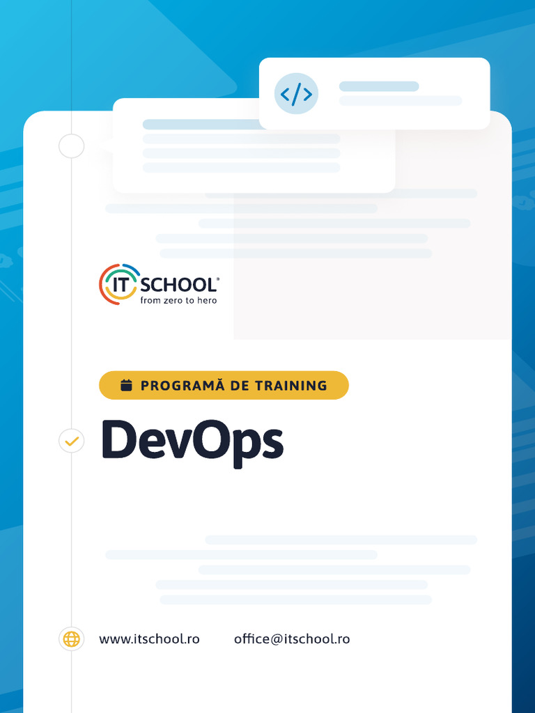 Programa Curs DevOps ITSchool | PDF | Python (Programming Language) | Linux Programa Curs DevOps ITSchool | PDF | Python (Programming Language) | Linux