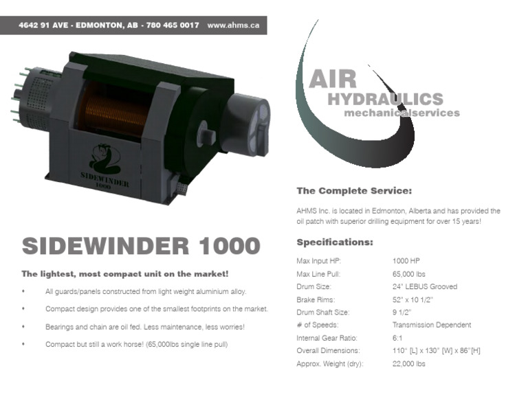 Sidewinder 1000 ANNEX VI | PDF
