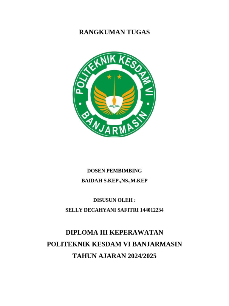 Rangkuman Tugas Selly 3a | PDF