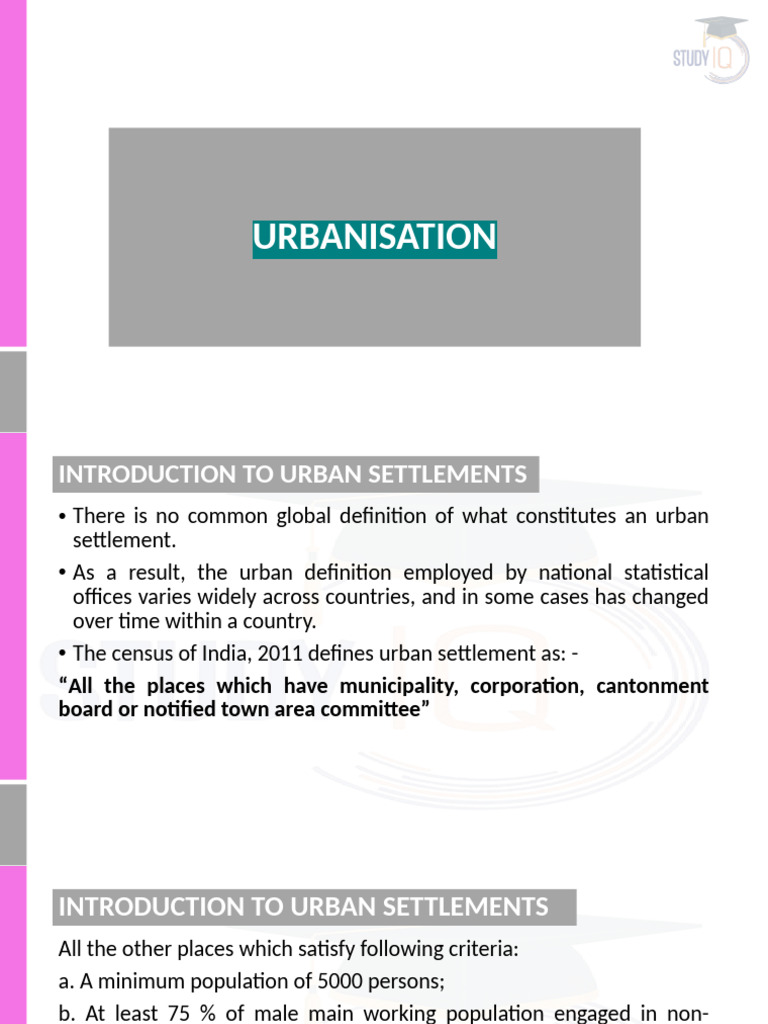 Introduction To Urbanization | PDF | Cost Of Living | Slum