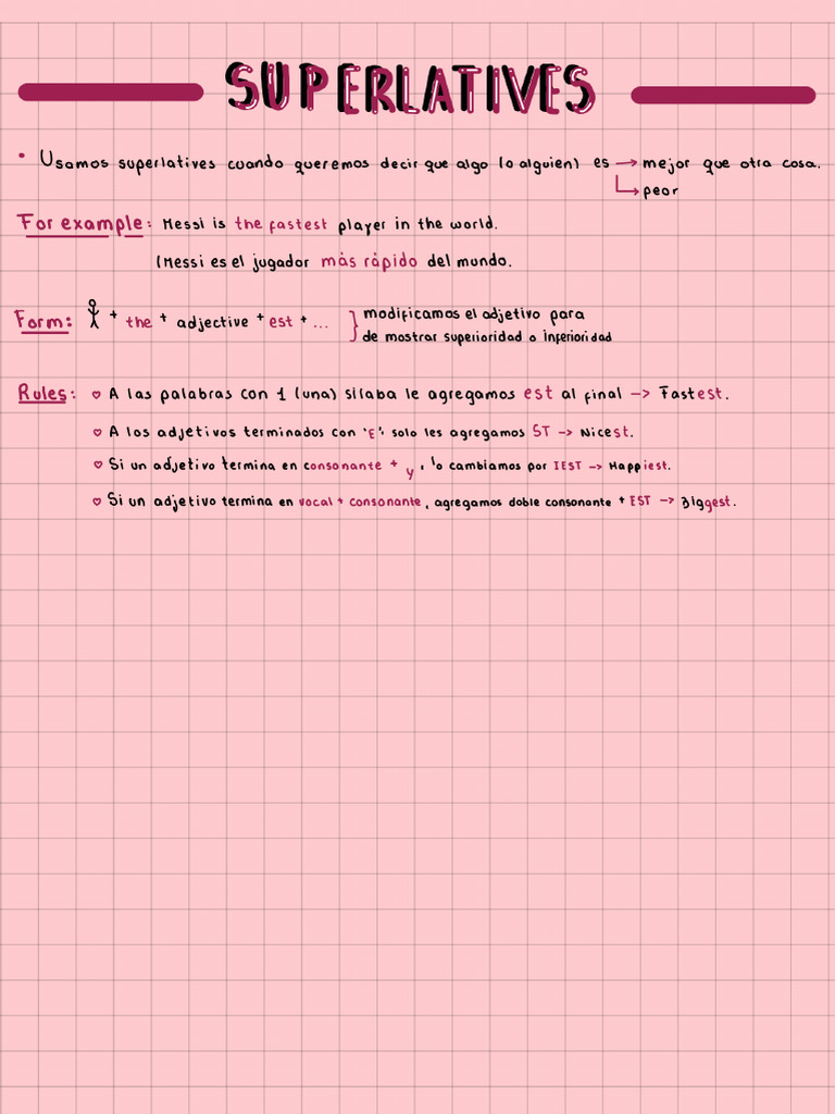 Superlatives 241022 193333 | PDF