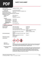 Safety Data Sheet: CIF Disinfectant Floor Cleaner | PDF | Occupational ...