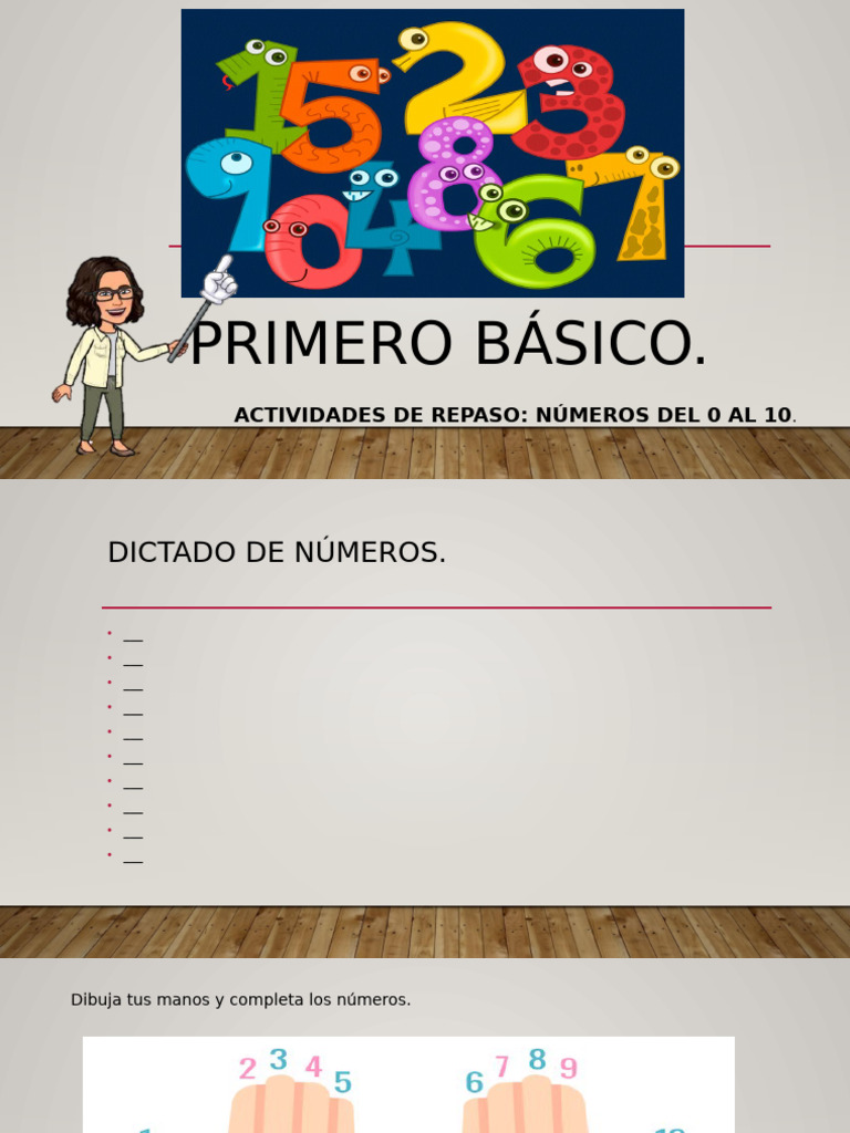 Actividades de Repaso Números Del 0 Al 10 | PDF