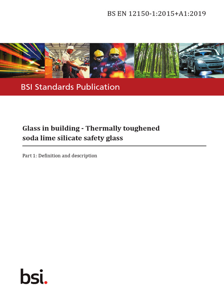 EN 12150-1: Toughened Glass Standard | PDF | Glasses | Engineering ...