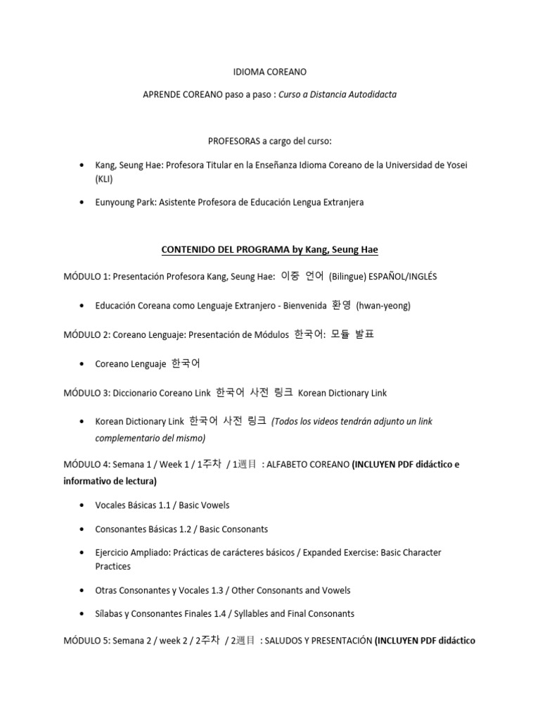Aprende Coreano Con Nativos | PDF | Fonética | Comunicación humana