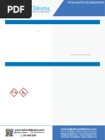 6 - Ficha de Seguridad CLORO (Sga) | PDF