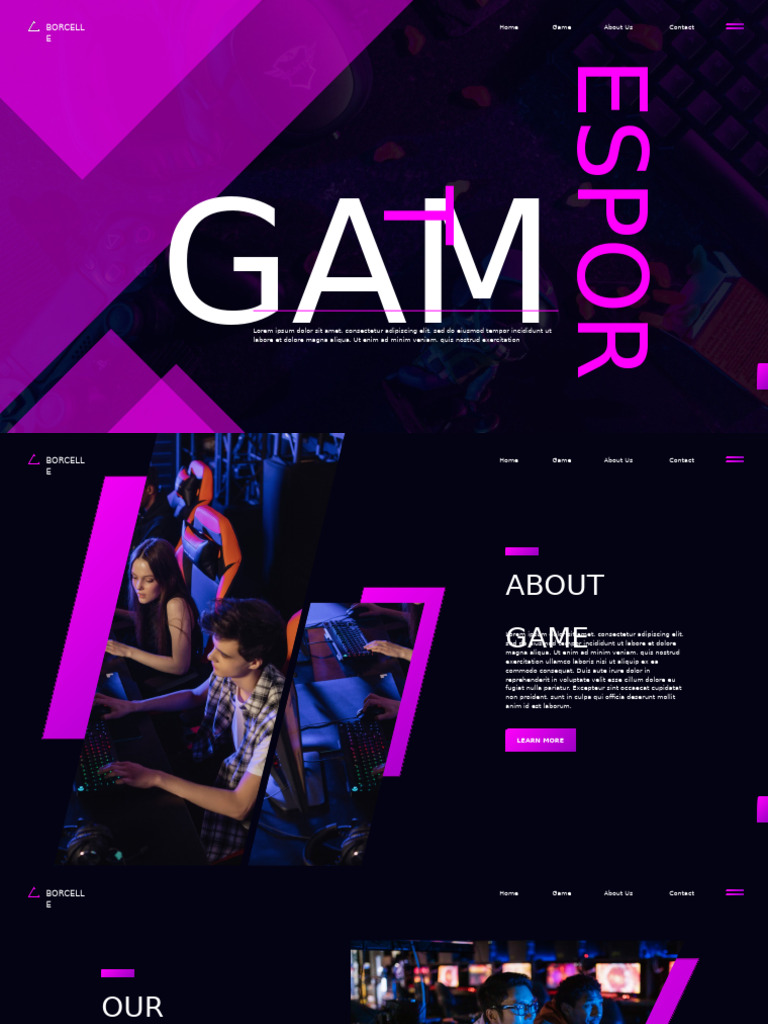 Purple Modern Esport Game Presentation | PDF