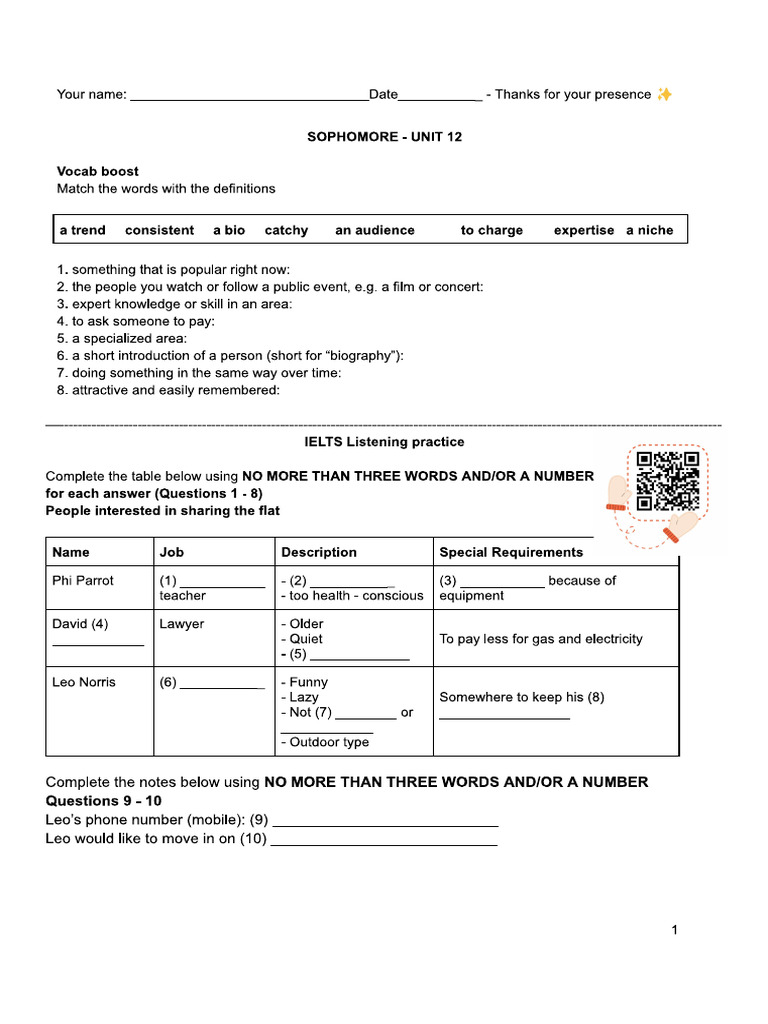 remake SO U12 - 10 bản 2 mặt | PDF