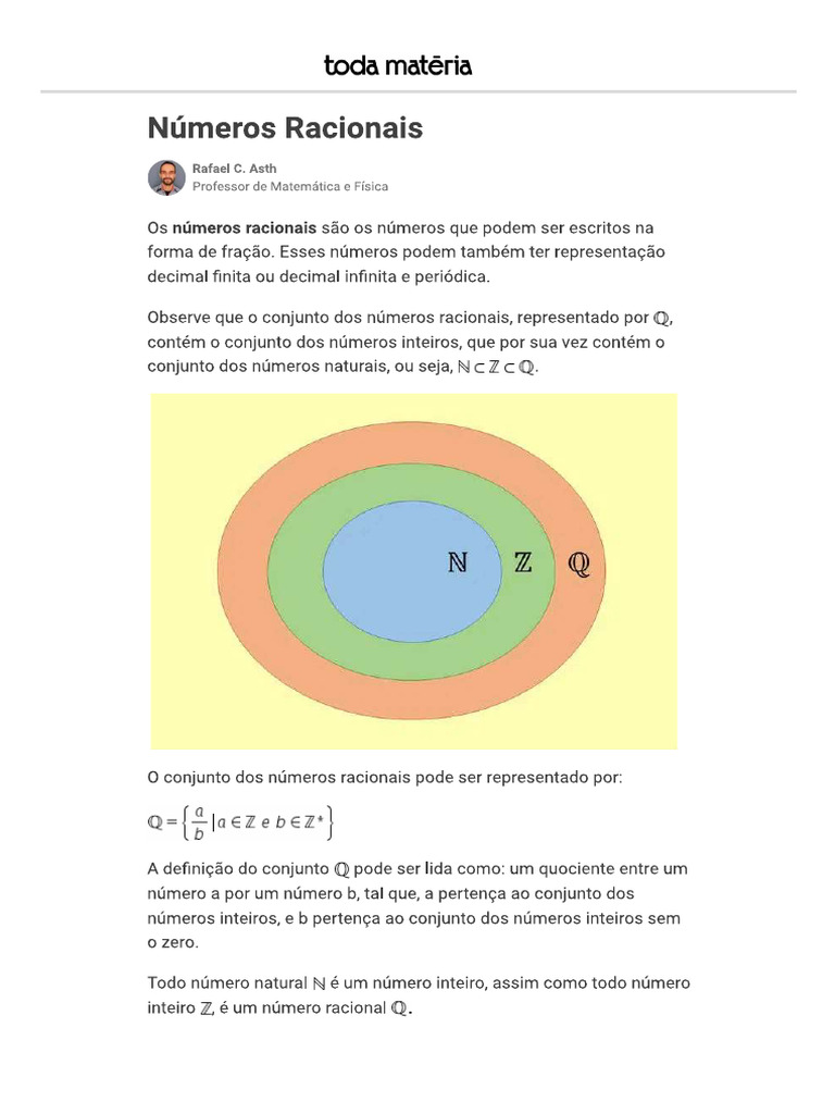 Numeros Racionais | PDF