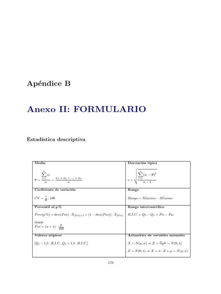 Anexo Ii: Formulario: Ap Endice B | PDF | Inferencia | Econometría