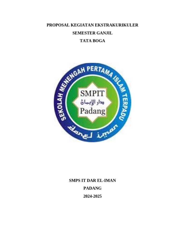 Proposal Kegiatan Ekskul Tabog | PDF