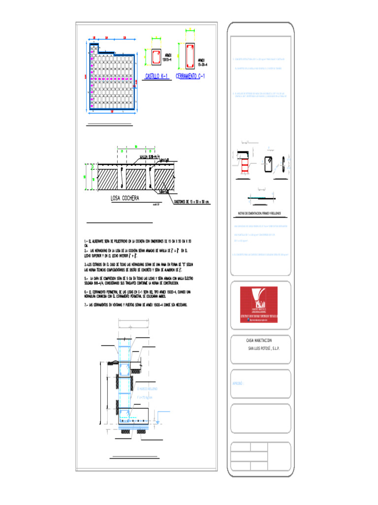 Estructural Daniel Longoria 04.feb.19 | PDF | Fundación (Ingeniería)