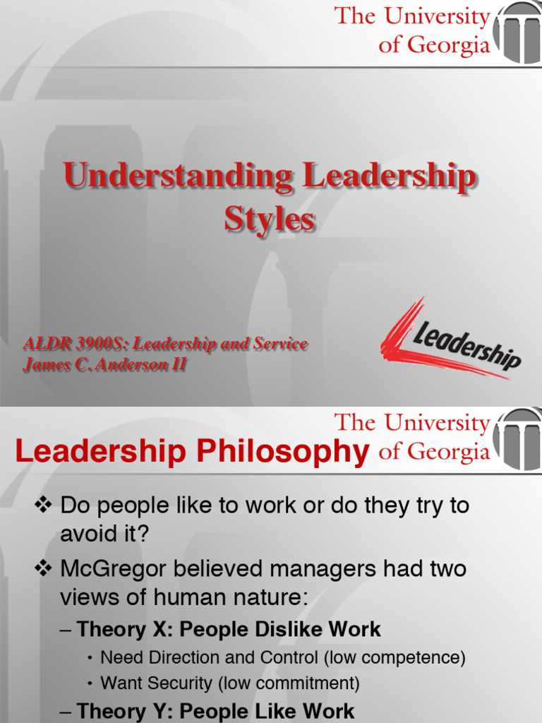 L4 Understanding Leadership Styles Su20 | PDF | Leadership | Applied ...