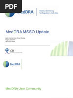 MedDRA Overview and Update Schedule | PDF