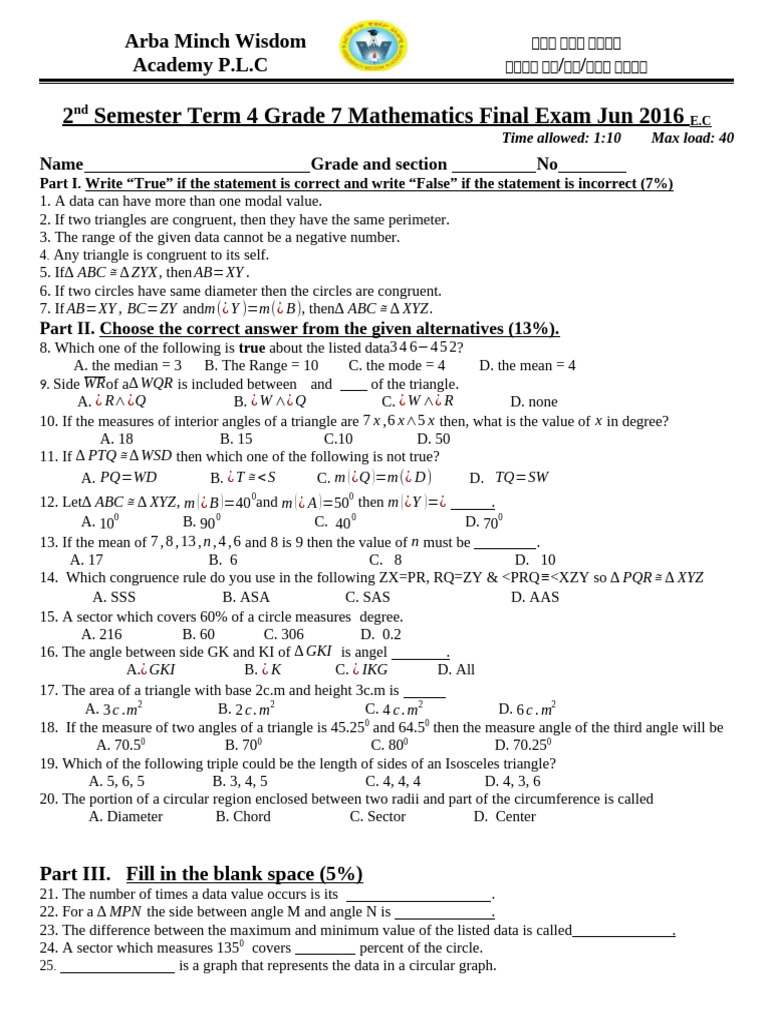 GRR 777 Final term 444 | PDF | Triangle | Euclidean Geometry