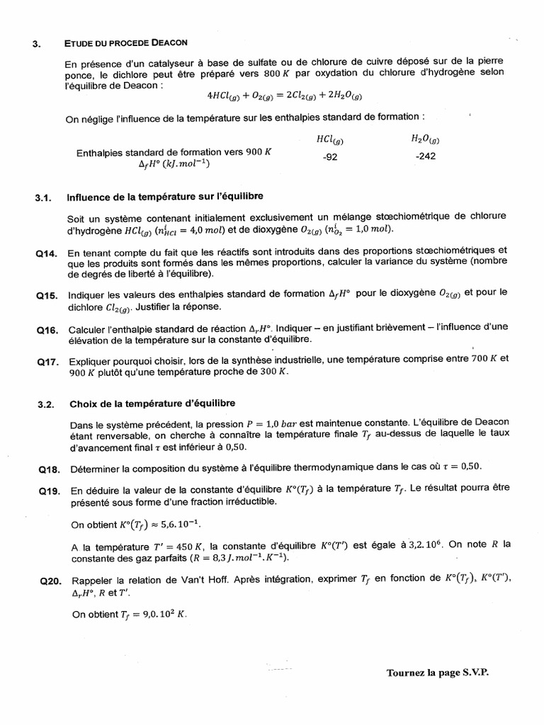 DM2 Pour Le 15 Avril | PDF