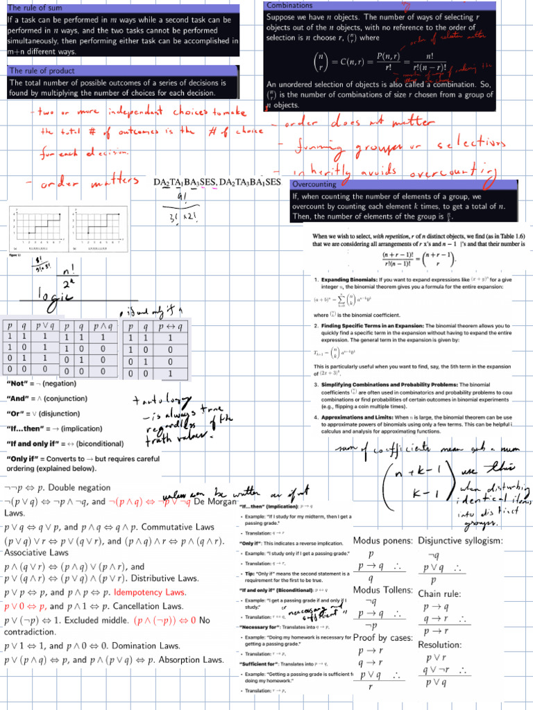 Counting Techniques | PDF