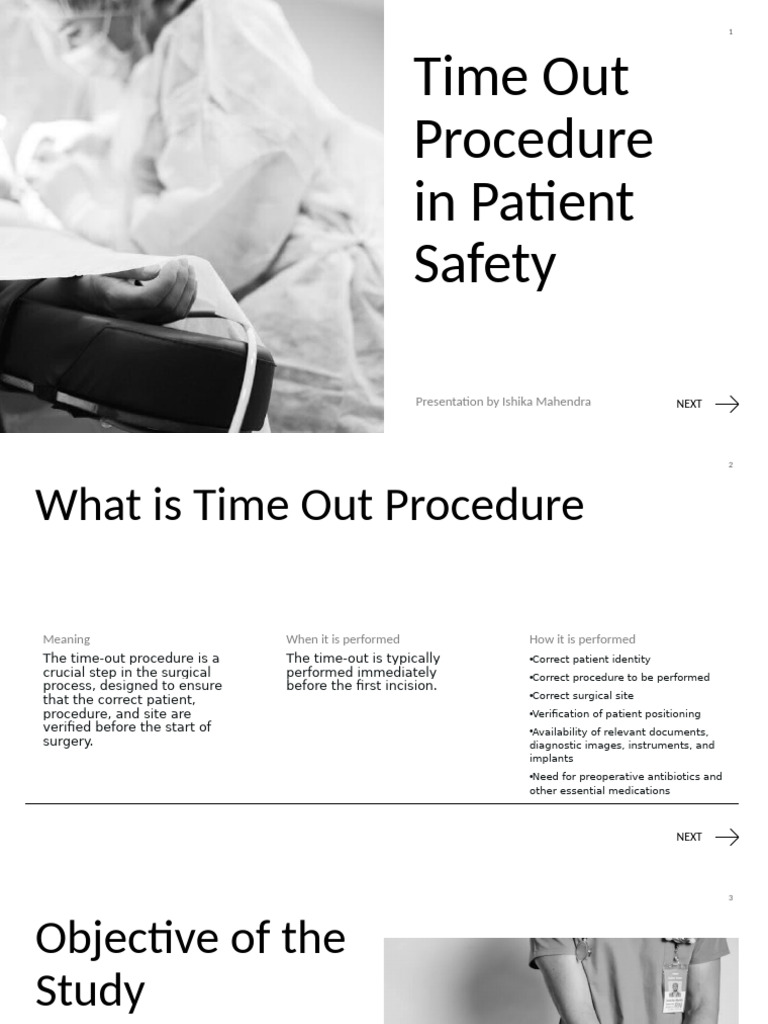 Time Out Procedure in Patient Safety | PDF | Patient Safety | Patient