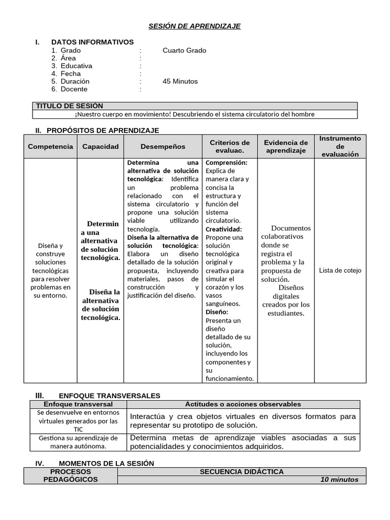 Sesión de Aprendizaje-Borrador Aip | PDF | Diseño | Aplicación movil