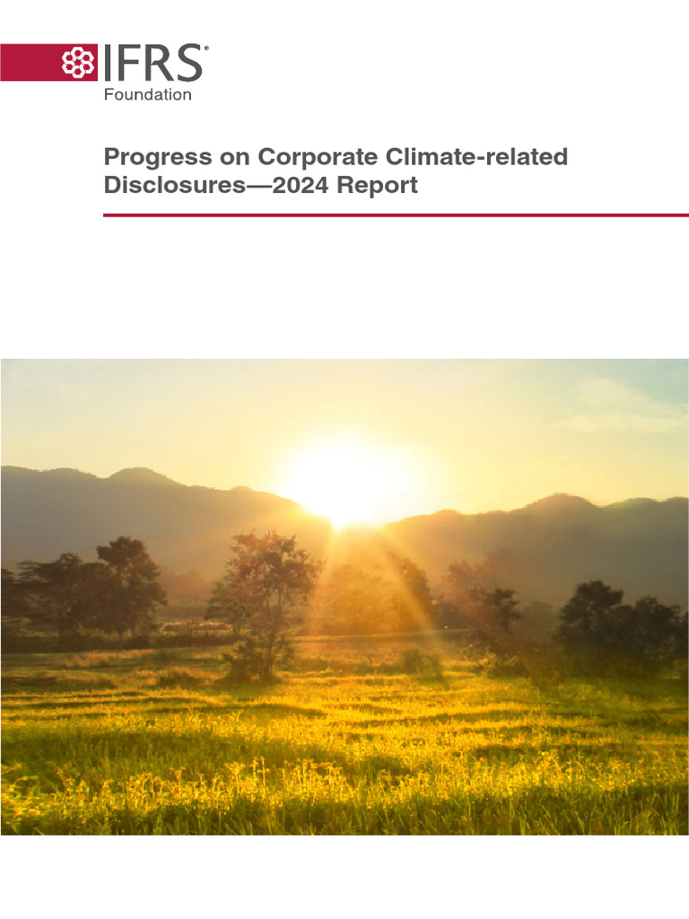 2024 Corporate Climate Disclosure Progress | PDF | International ...