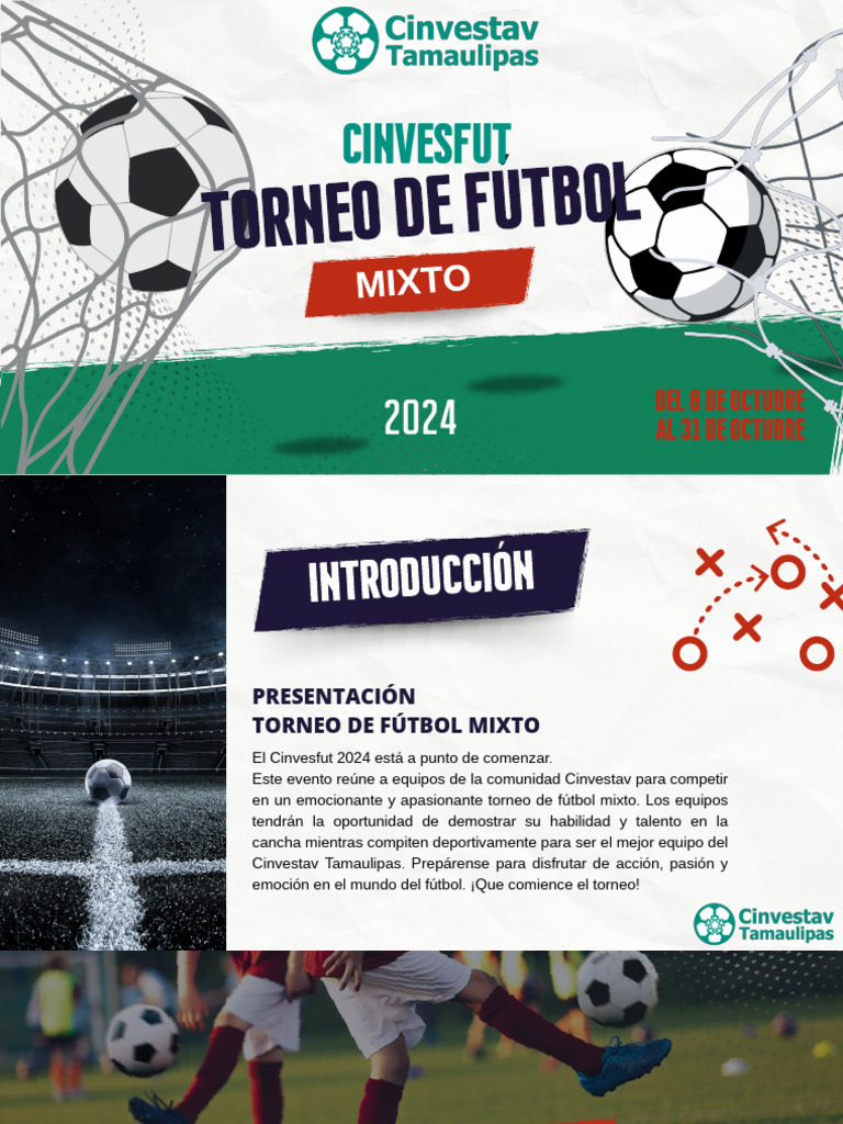Torneo de Fútbol Mixto Cinvesfut 2024 | PDF | Asociación de Futbol ...