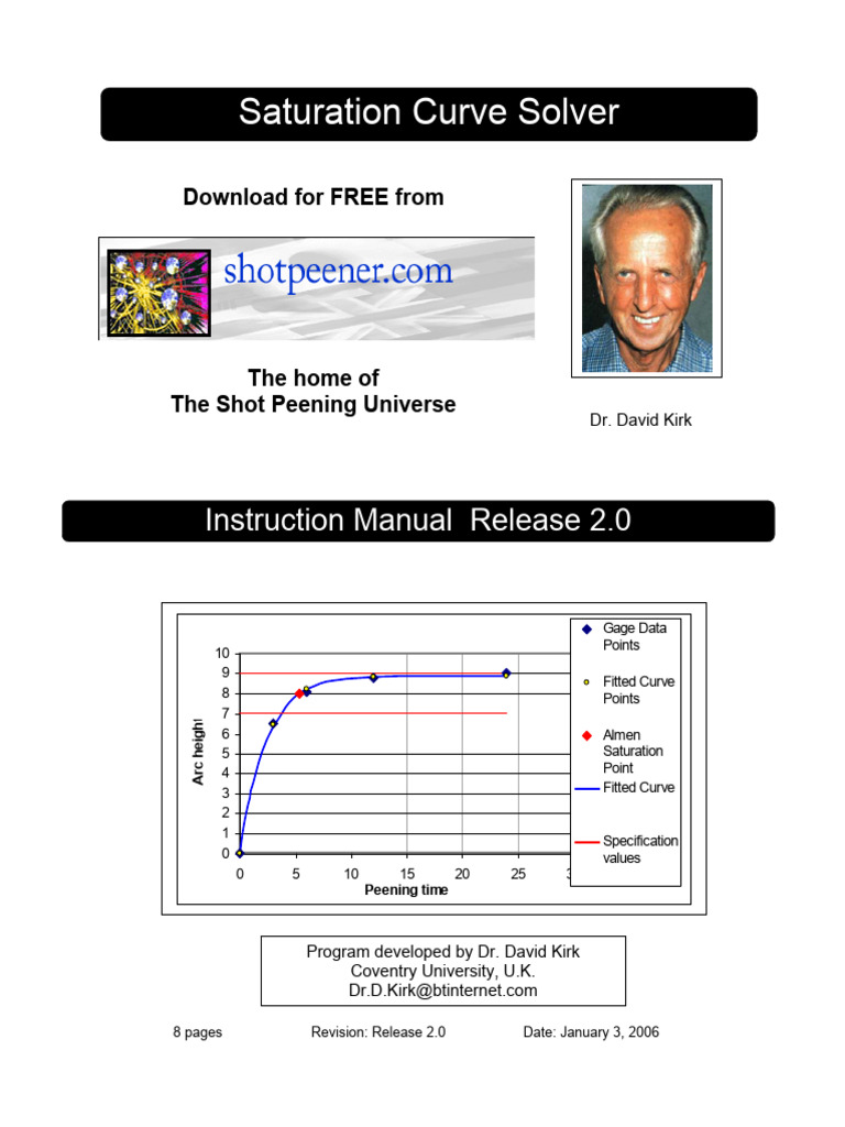 Instructions Almen Solver Release 2 | PDF | Variance | Standard Deviation