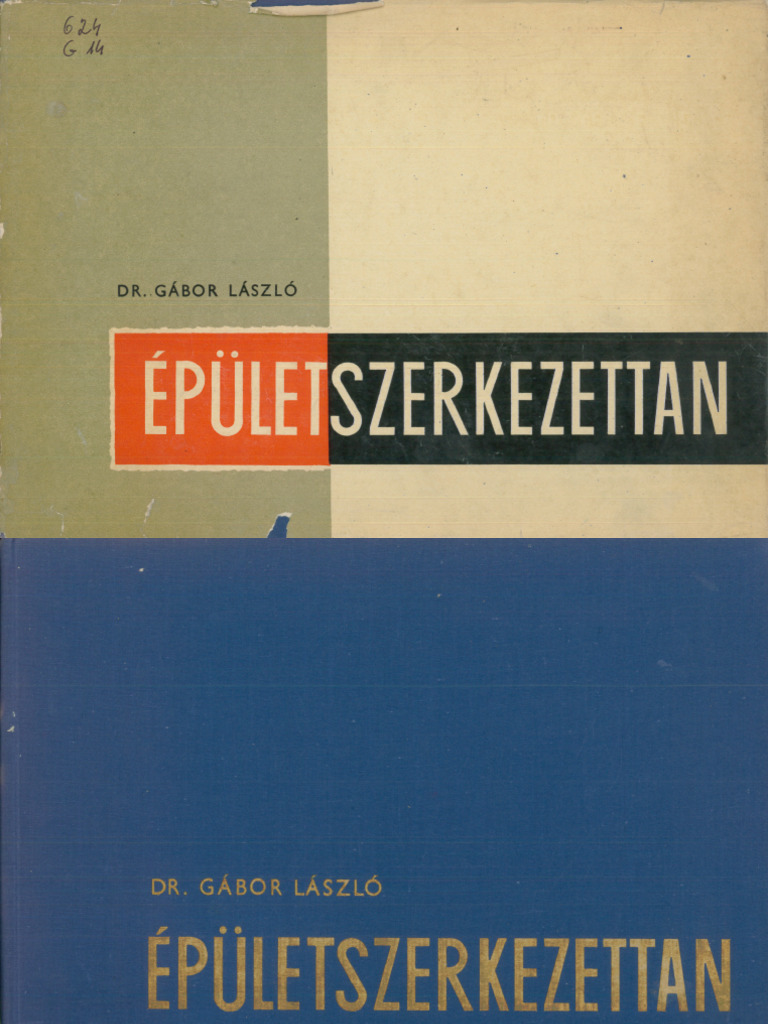 Gábor László: Épületszerkezettan 1 | PDF
