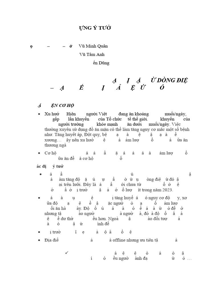 Xây D NG Ý Tư NG Kinh Doanh | PDF