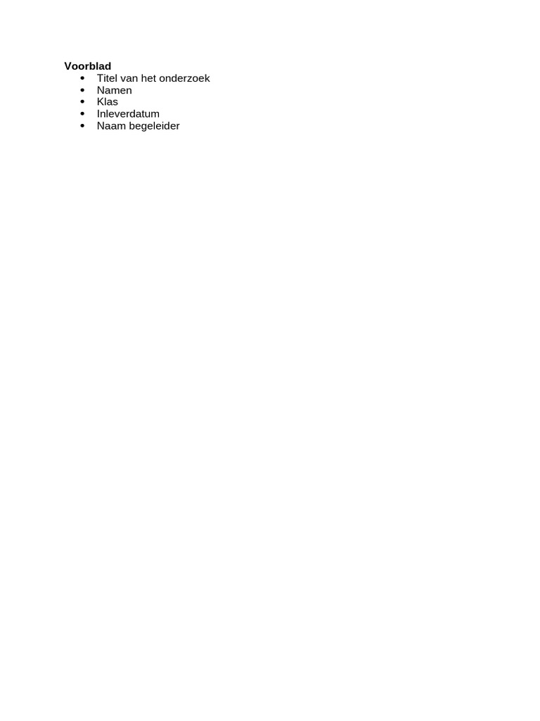 Opzet Pws | PDF