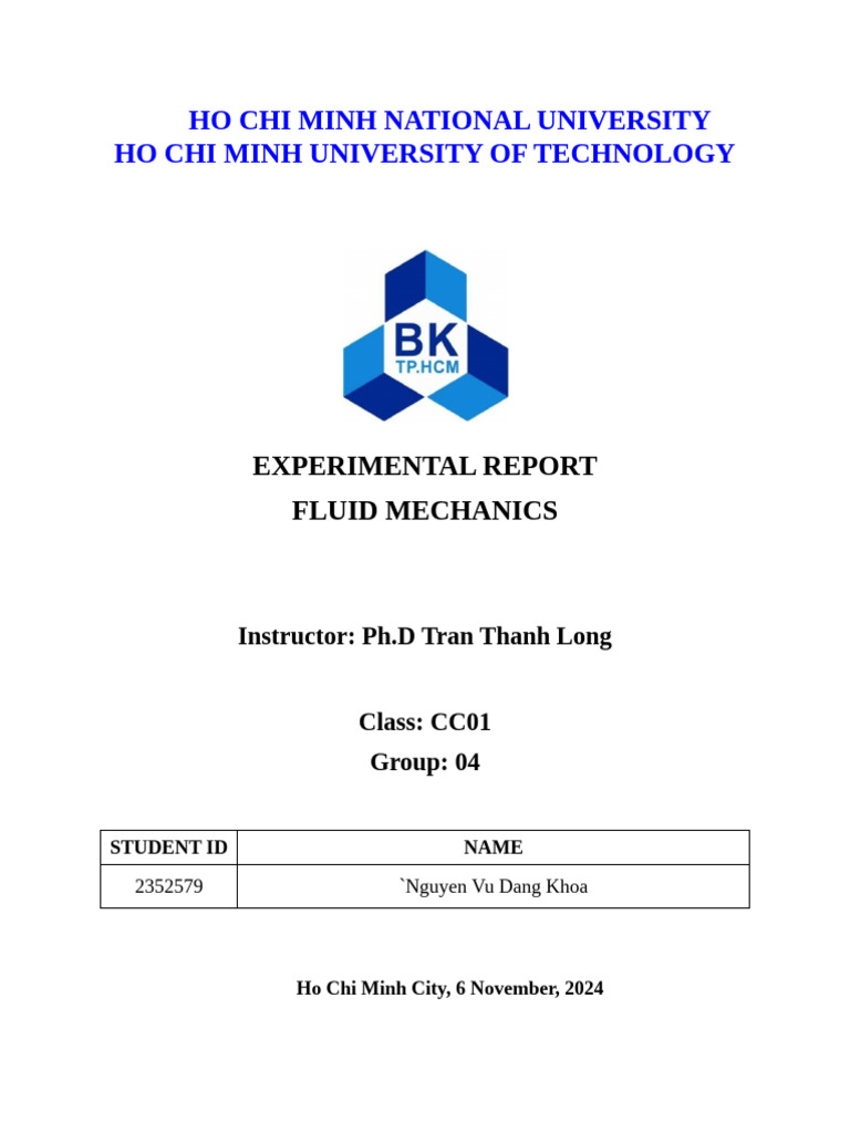 Report Clc 3a 3d | PDF | Fluid Dynamics | Flow Measurement