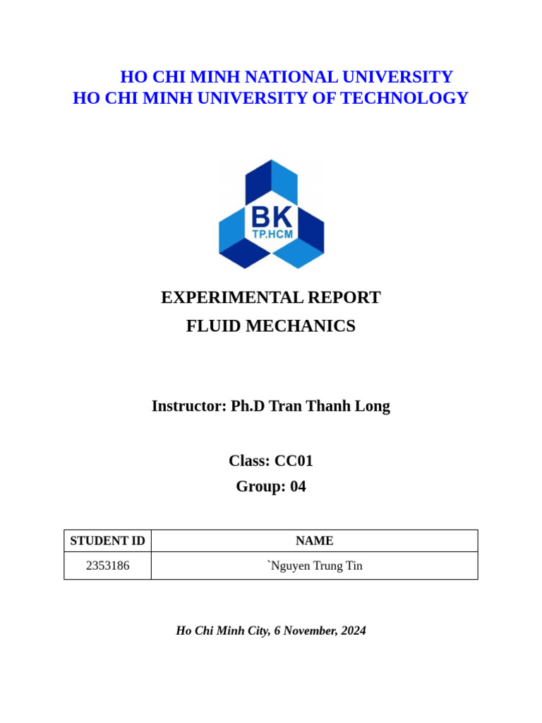 3a+3d Report | PDF | Flow Measurement | Dynamics (Mechanics)