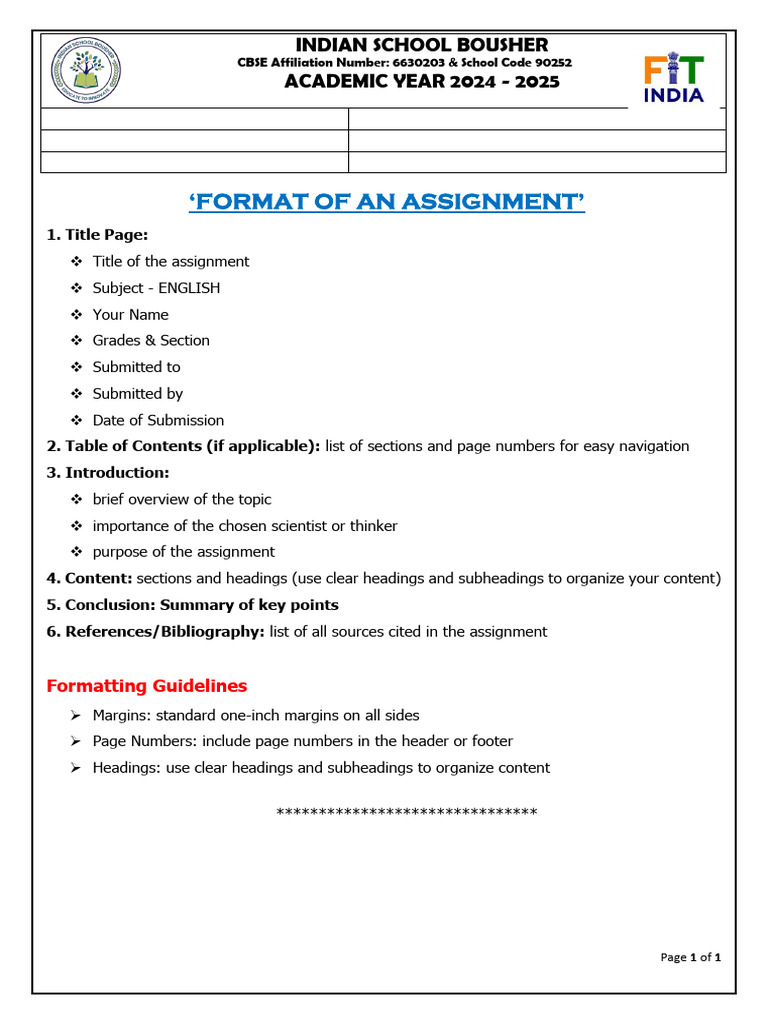 Format_Assignment_AY 2024-25 | PDF