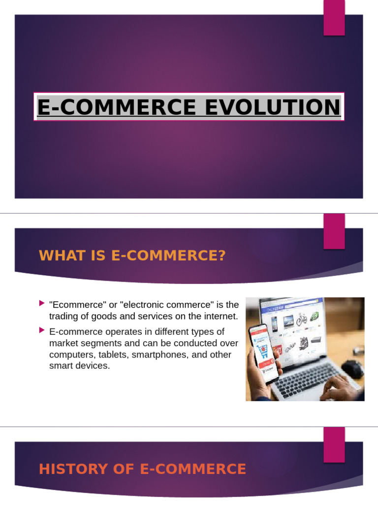 E Commerce Evolution | PDF | E Commerce | Search Engine Optimization