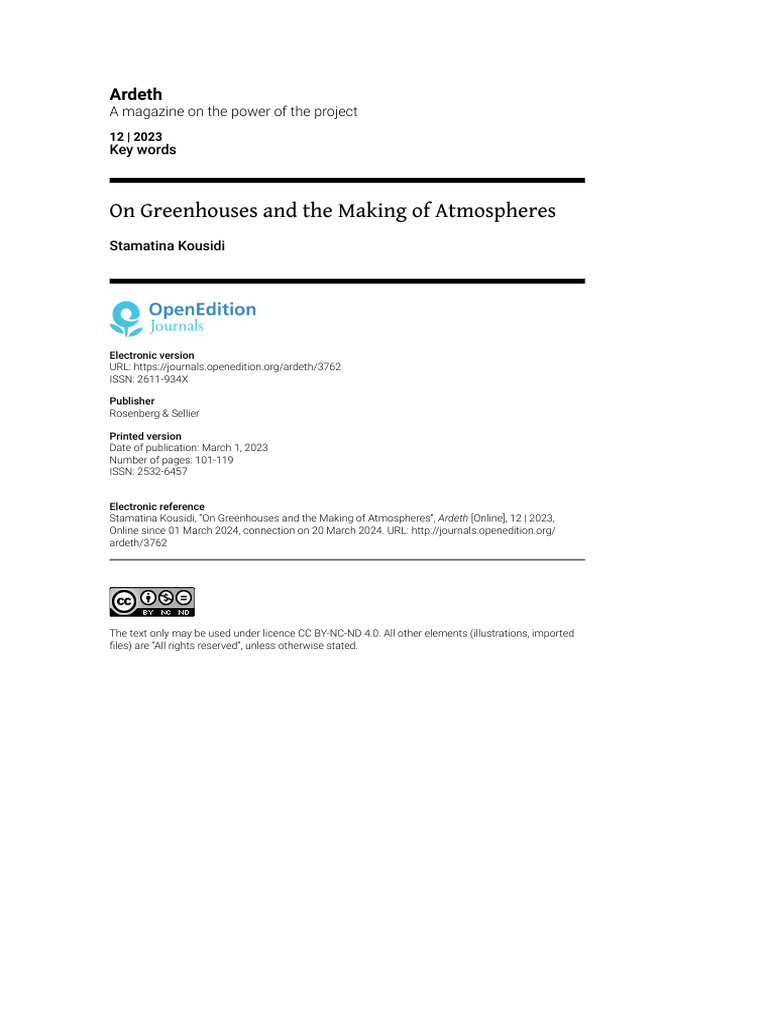 Ardeth 3762 | PDF | Natural Environment | Nature