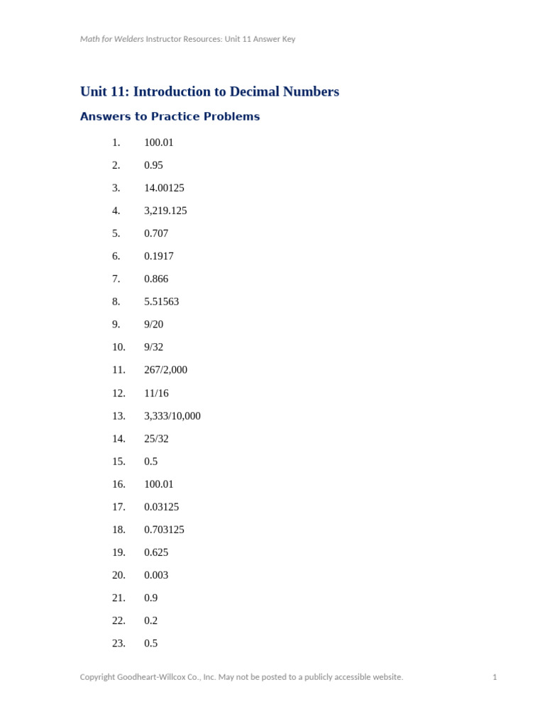Unit11 Answerkey | PDF | Technology & Engineering