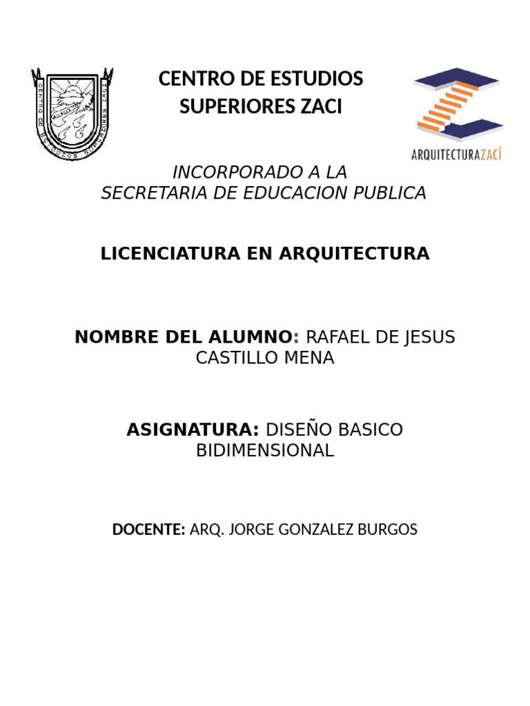 Rafael Castillo Mena ARQ Jorge Burgos | PDF