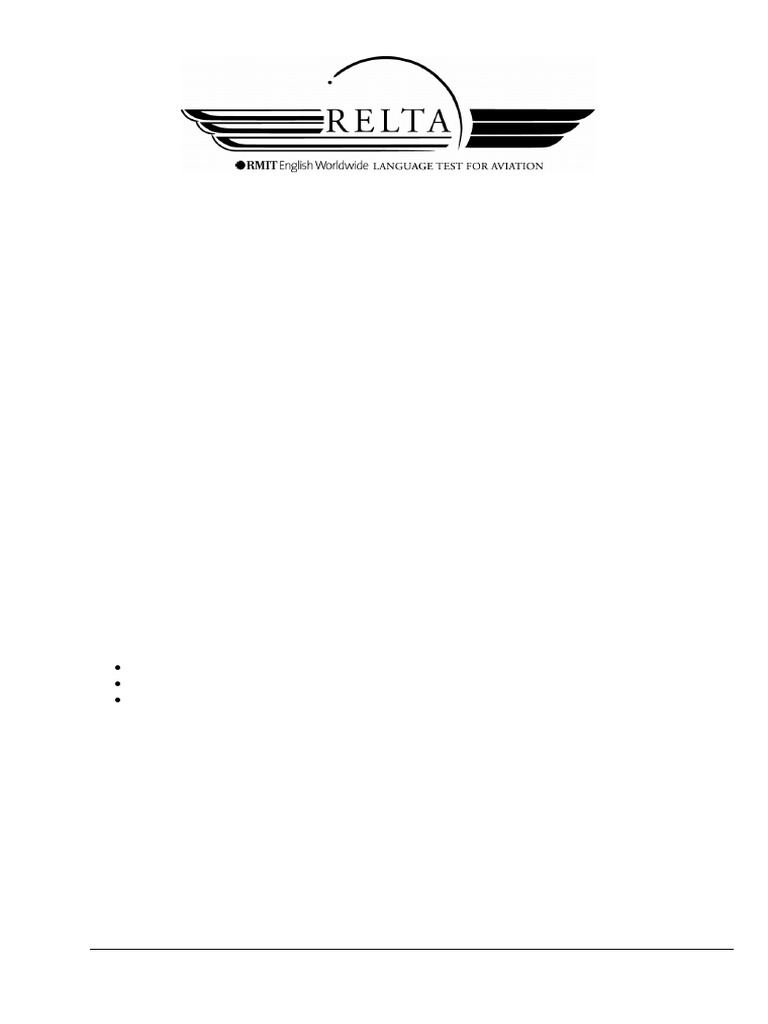 Practice RELTA Listening Test for Pilots | PDF | Aeronautics | Airliner ...