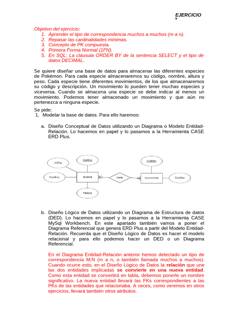 Ejercicio 3 | PDF | SQL | Bases de datos