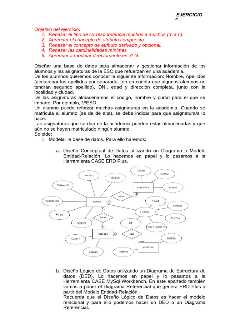 Ejercicio 4 | PDF | SQL | Bases de datos