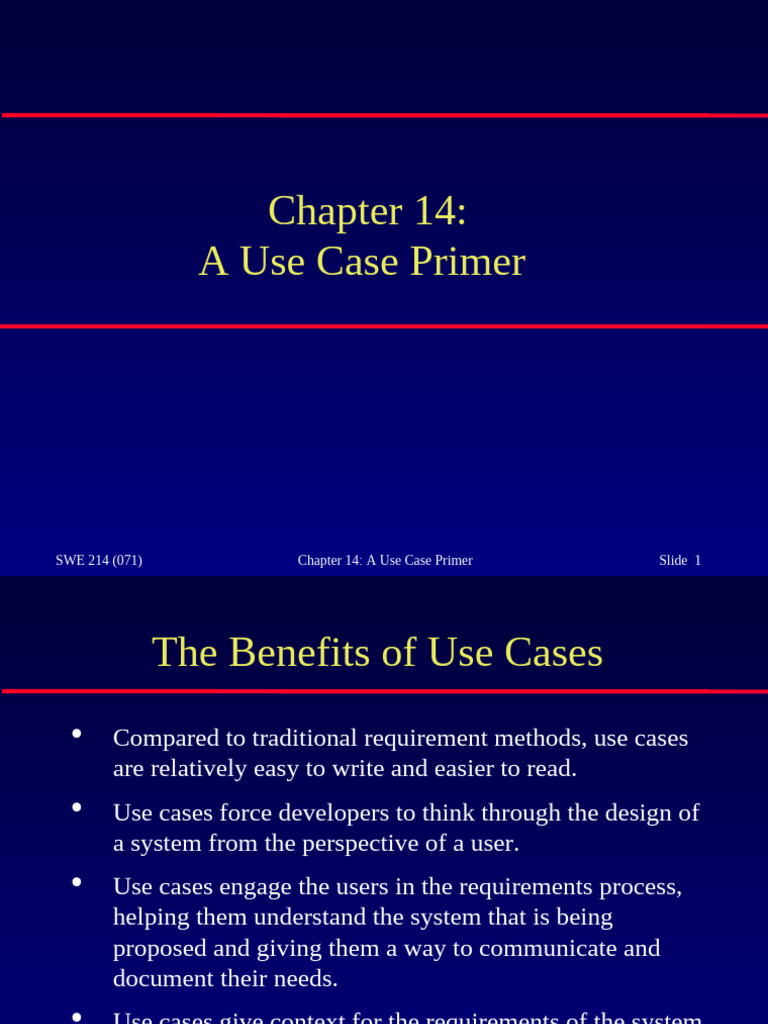 Use Case Primer for System Design | PDF | Use Case | Computing