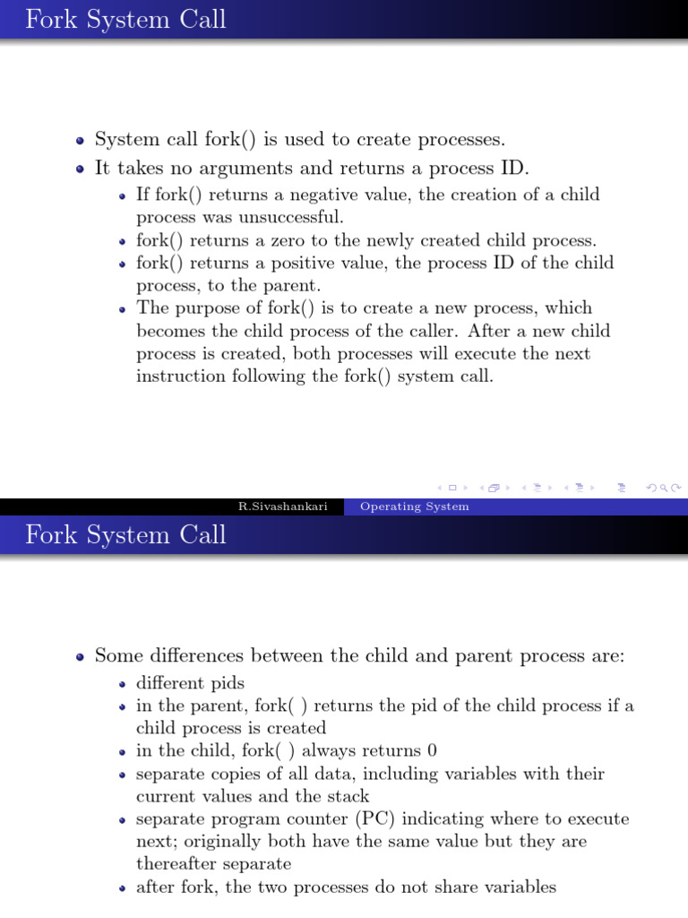 Understanding the Fork System Call | PDF | Scheduling (Computing) | Process (Computing)