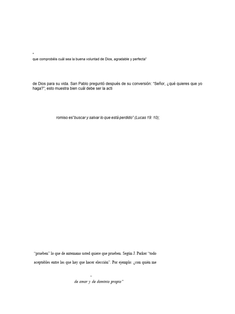 Como Conocer La Voluntad de Dios | PDF | Fe | Biblia