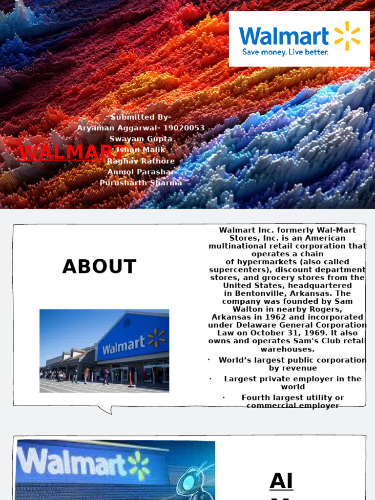 Walmart_Group3 | PDF | Walmart | Exports