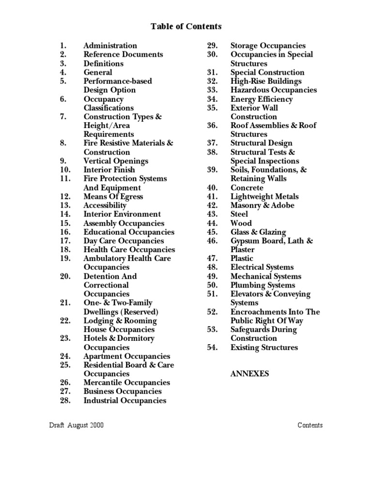 Comprehensive Building Code Guidelines | PDF