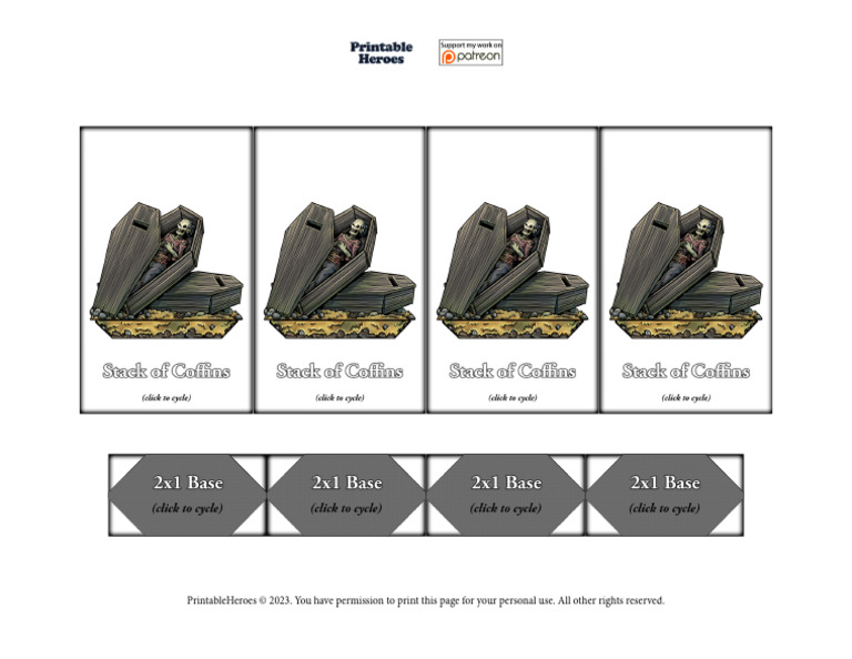 Prop - Coffin Stack - 02 - Free | PDF