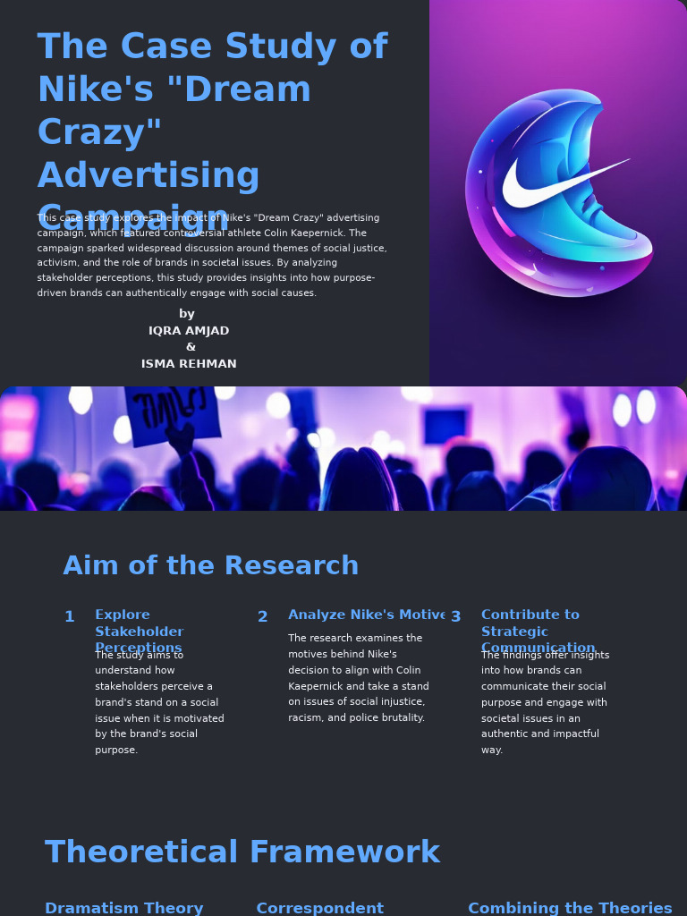 Nike's "Dream Crazy" Campaign Analysis | PDF | Brand | Liberal Arts ...