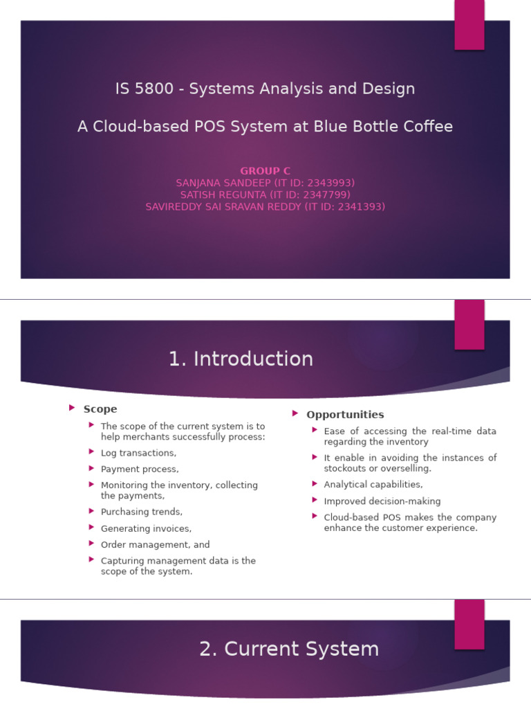 Term Project Presentation | PDF | Point Of Sale | Cloud Computing